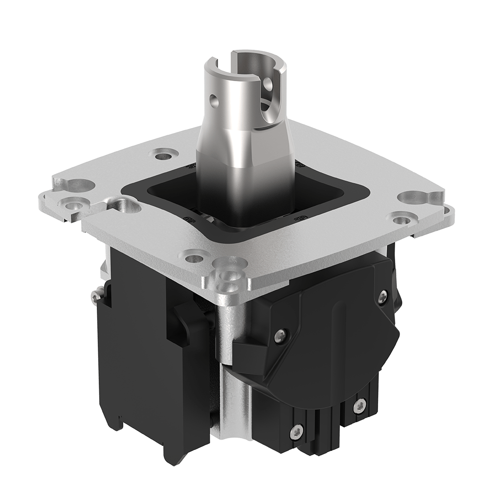 Heavy duty joystick J4 base | Space- saving design | elobau